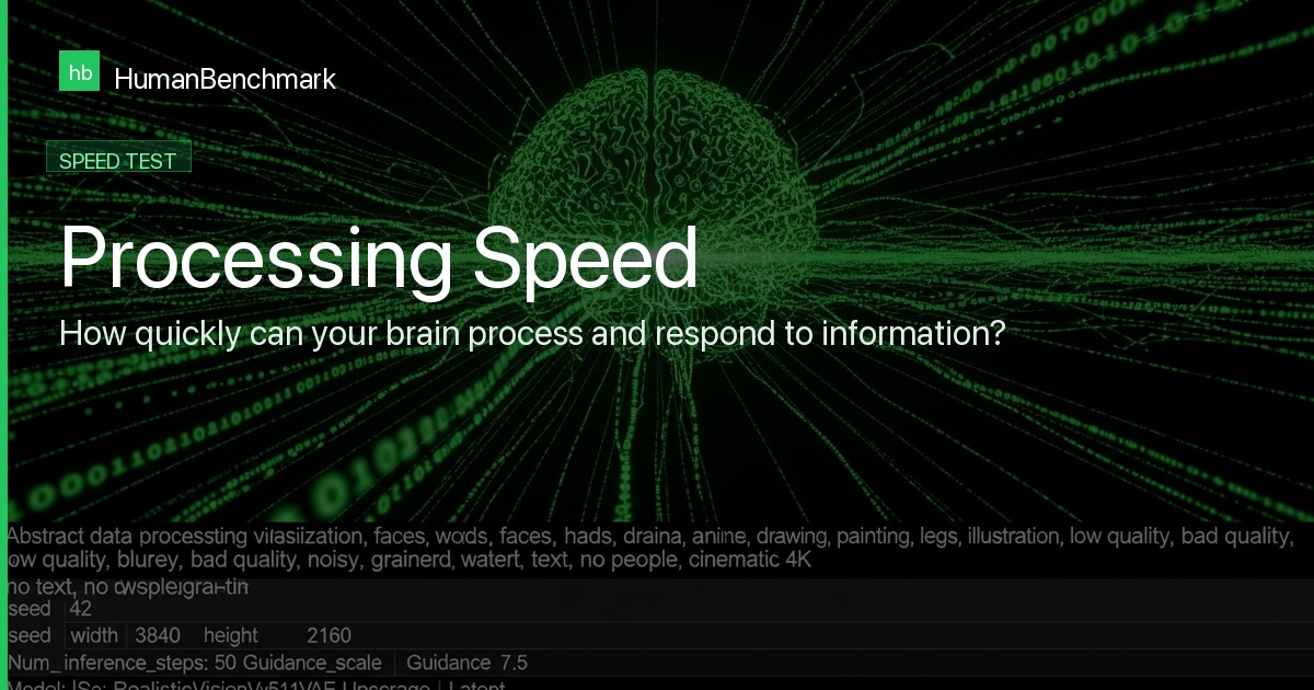 Processing Speed Test - Human Benchmark